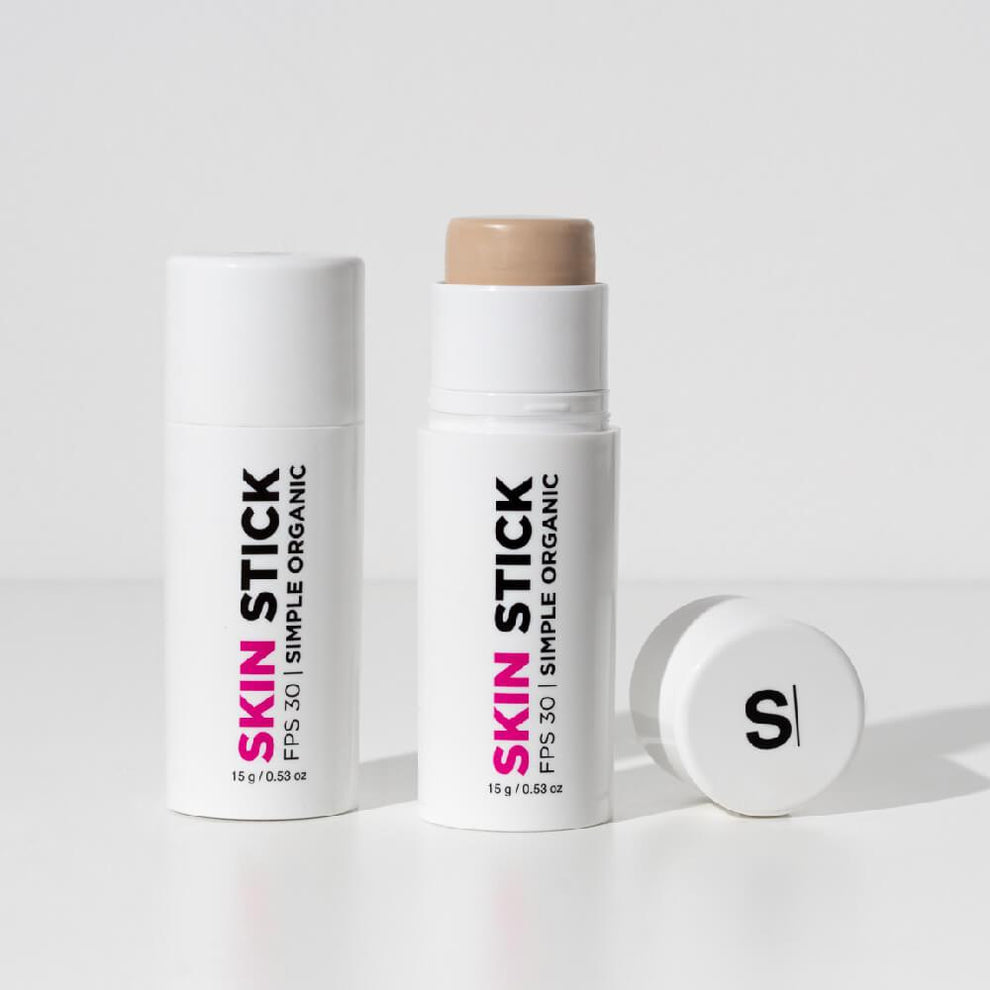 Base Com Skincare e FPS 30 Skin Stick | Simple Organic – Franquias ...