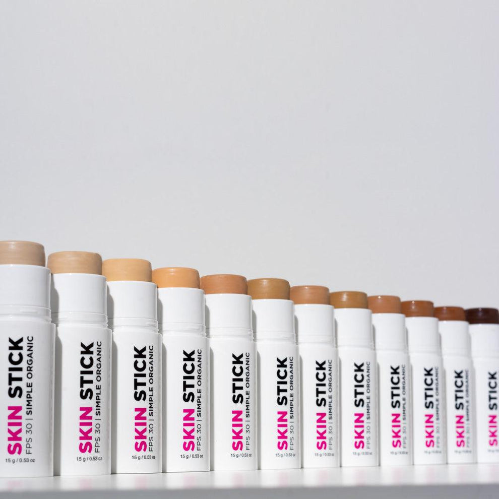 Base Com Skincare e FPS 30 Skin Stick | Simple Organic – Franquias ...